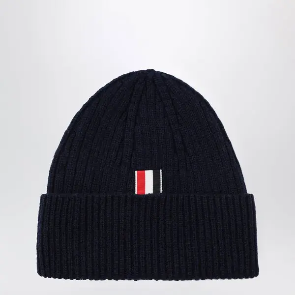 Thom Browne Ribbed Cashmere Beanie