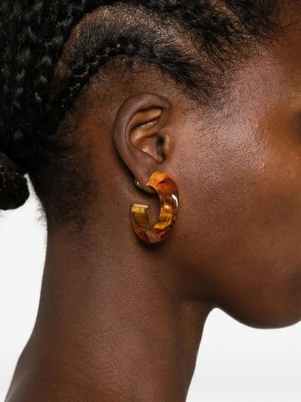 Alaïa Edge Hoop Earrings