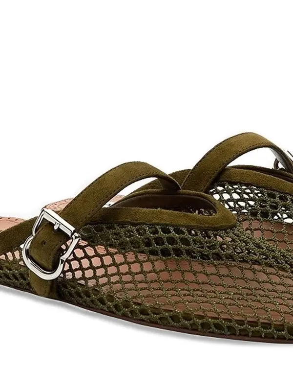 Alaïa Fishnet Slippers