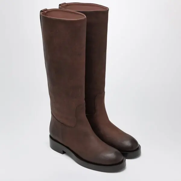 Paris Texas Ebony Napa Leather Boots