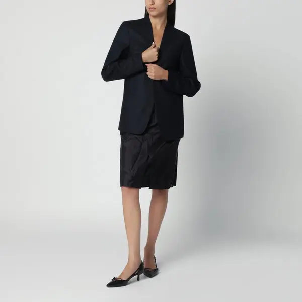MAISON MARGIELA Navy Virgin Wool Jacket