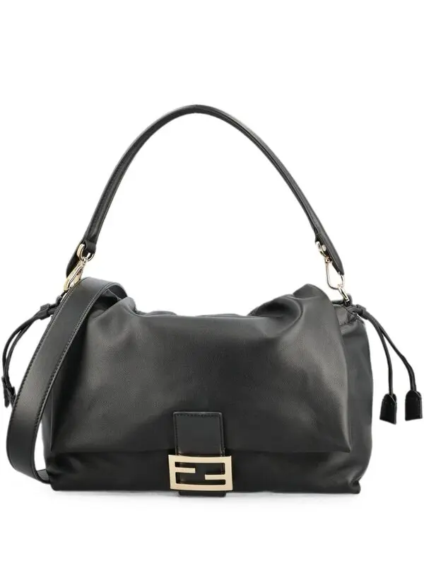Fendi Baguette Large Leather Shoulder Bag
