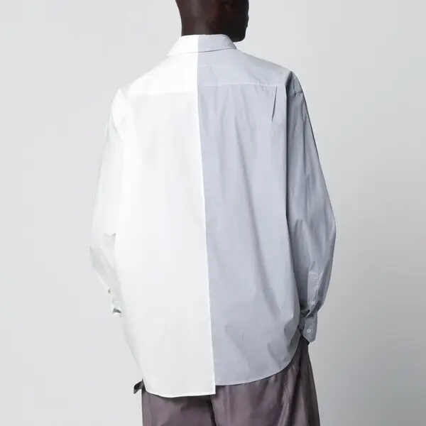 MAISON MARGIELA Grey Cotton Poplin Shirt - White