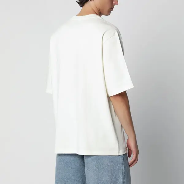 AMI Paris Ivory De Coeur T-shirt - White