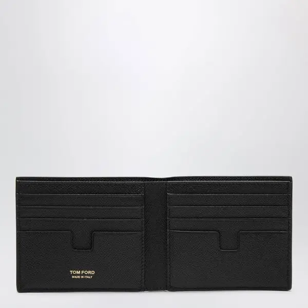 TOM FORD T-line Bi-fold Leather Wallet