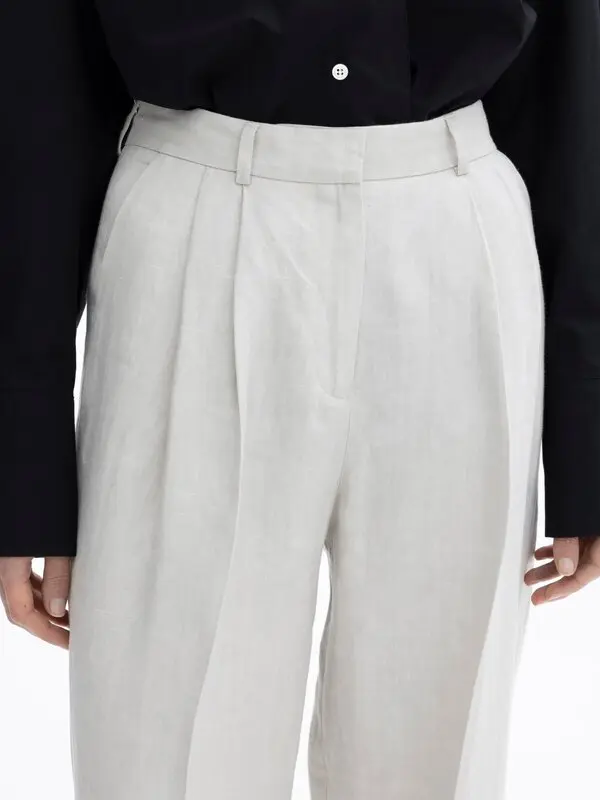 HOUSE OF DAGMAR Wide Suit Trousers In Linen