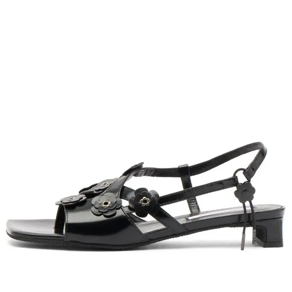 Cecilie Bahnsen Arna Sandals - Black