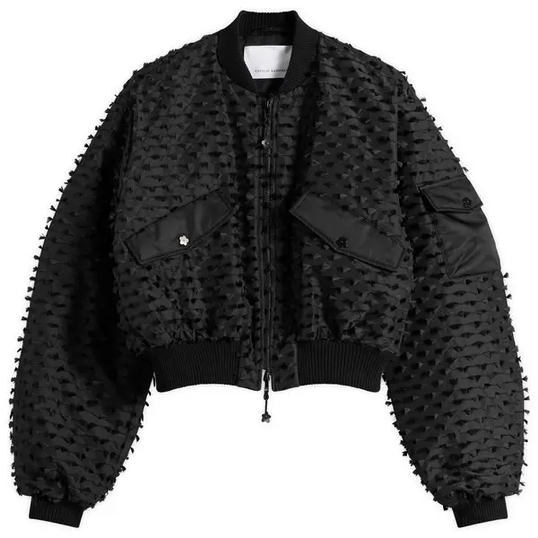 Cecilie Bahnsen Callie Bomber Jacket - Black