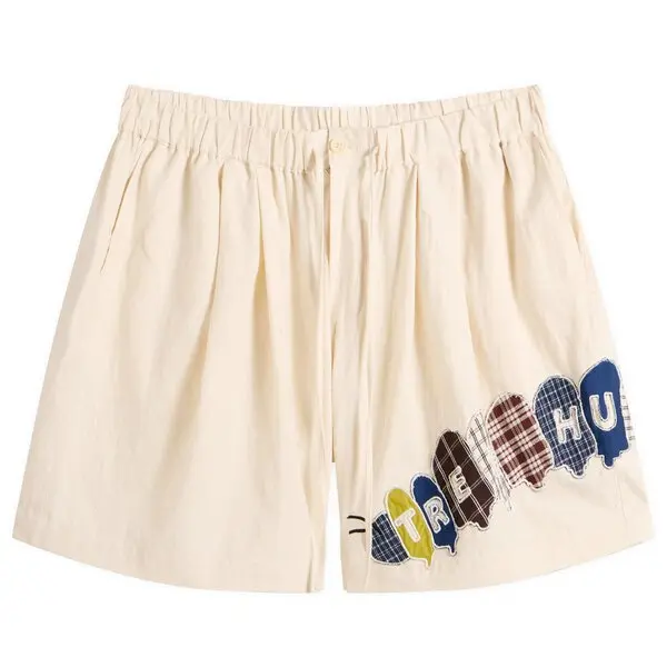 STORY MFG. Bridge Shorts Presented End - Ecru