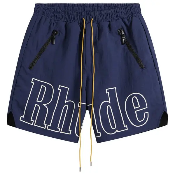 Rhude Logo Detail Nylon Shorts