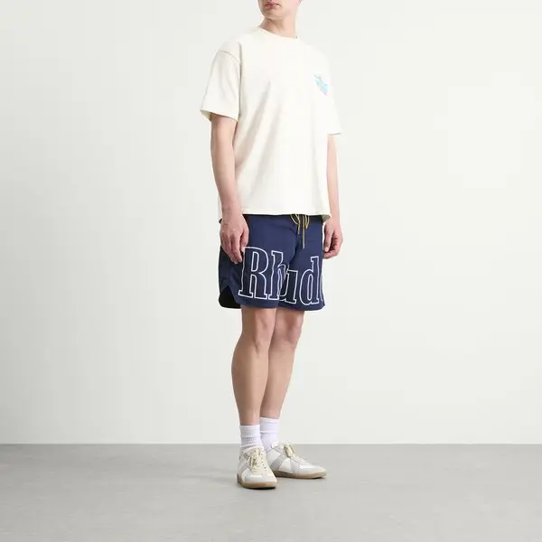 Rhude Logo Detail Nylon Shorts