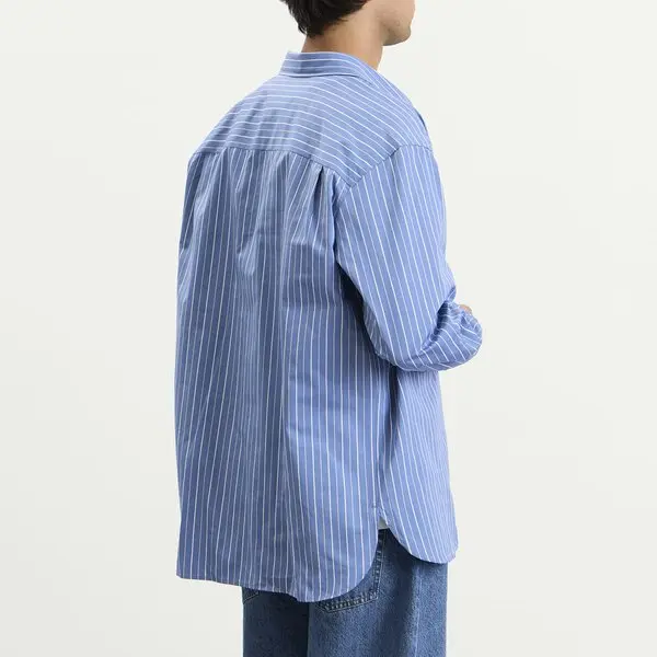 A.p.c. Loose-fit Blue Striped Shirt