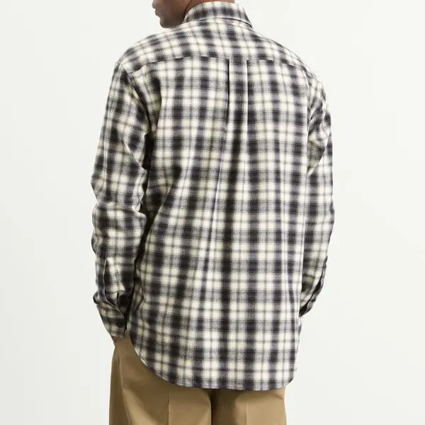 Balenciaga Regular Fit Check Flannel Shirt
