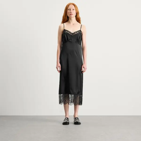 Simone Rocha Lace Trim Slip Dress