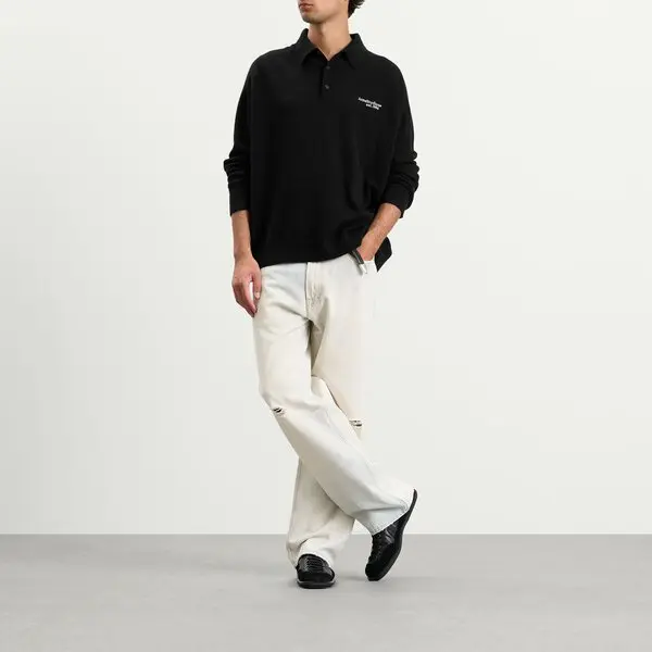 Acne Studios Kluxey Light Richard Yak Polo Jumper