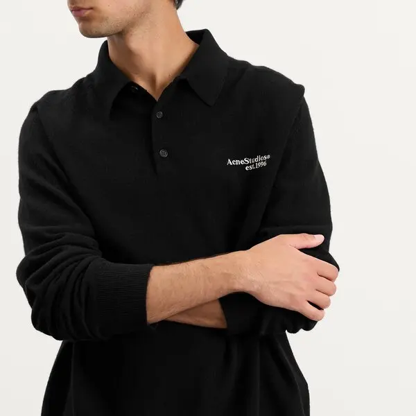 Acne Studios Kluxey Light Richard Yak Polo Jumper