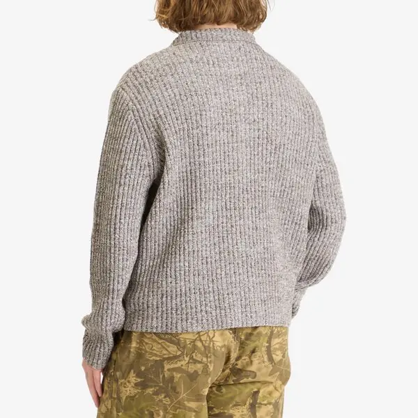 BRAIN DEAD Rib Knit Cardigan