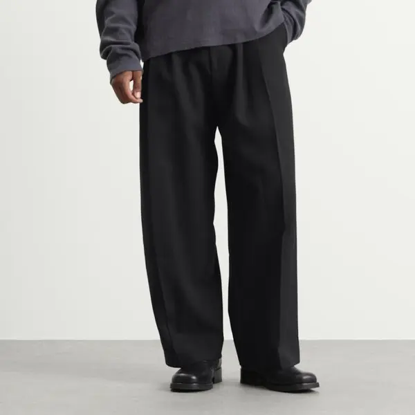 Studio Nicholson Line Tech Wool Pleated Trouser