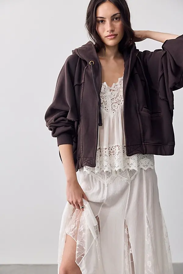 Free People Lena Shrug - Fp Black
