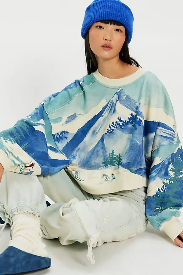 Free People Gaia Sweatshirt At