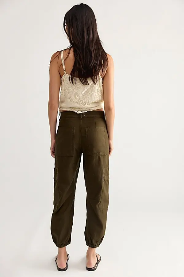 Citizens Of Humanity Ciela Bubble Twill Cargo Pants - Moss