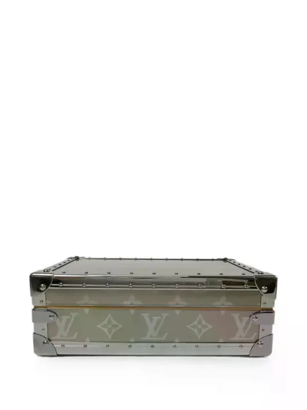 LOUIS VUITTON Monogram Titanium Clutch Box Shoulder Bag