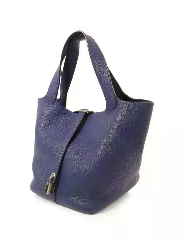 Hermès Mm Picotin Tote Bag - Blue