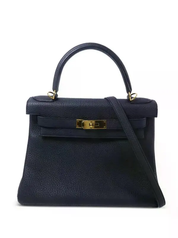 Hermès 28 Kelly Tote Bag - Blue