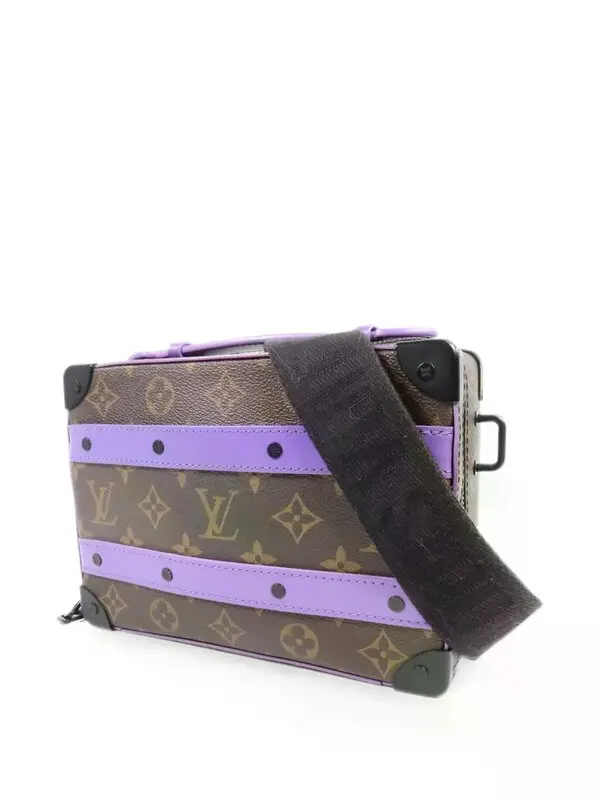 LOUIS VUITTON Monogram Macassar Handle Soft Trunk Shoulder Bag