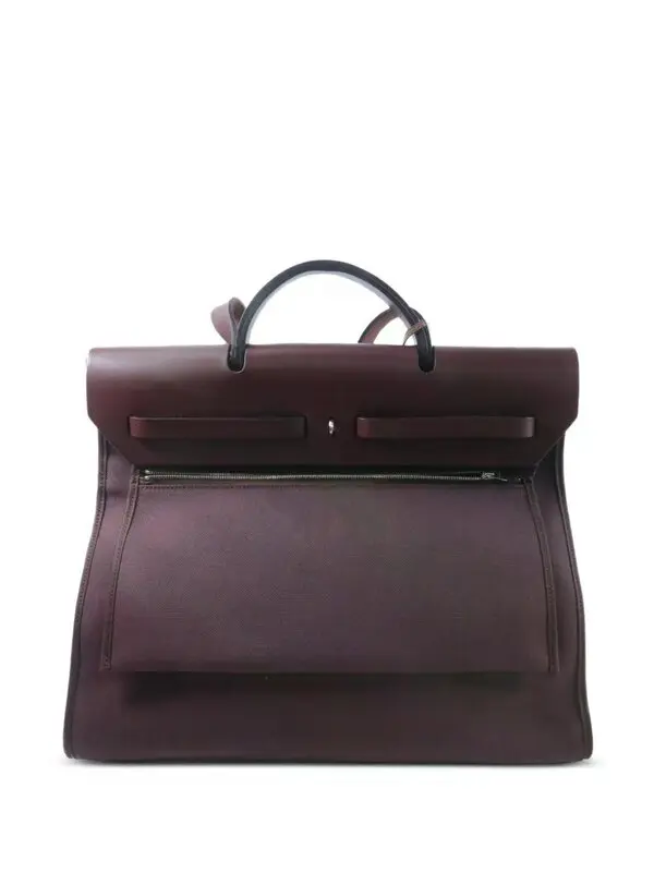 Hermès Gm Herbag Two-way Handbag - Red