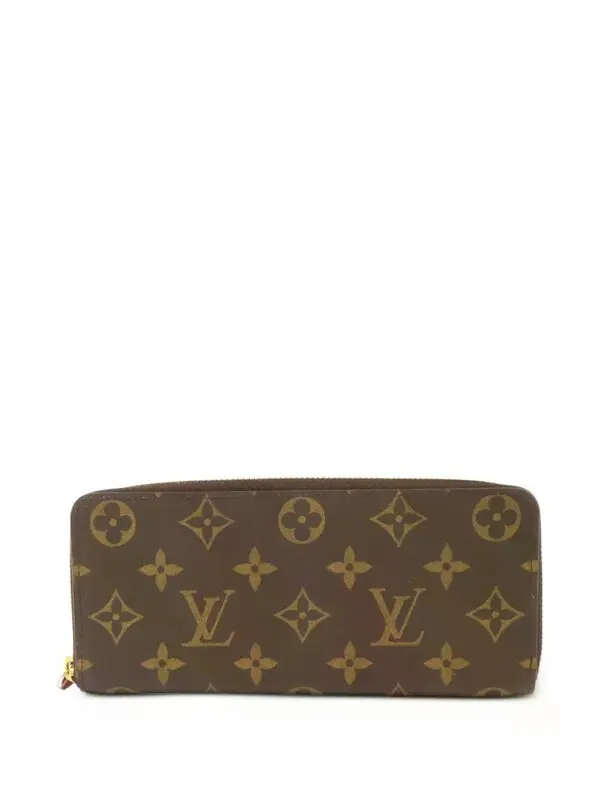 LOUIS VUITTON Monogram Clemence Wallet - Brown