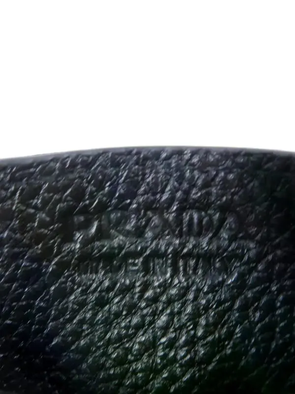 Prada Enamel Triangle Logo Card Holder