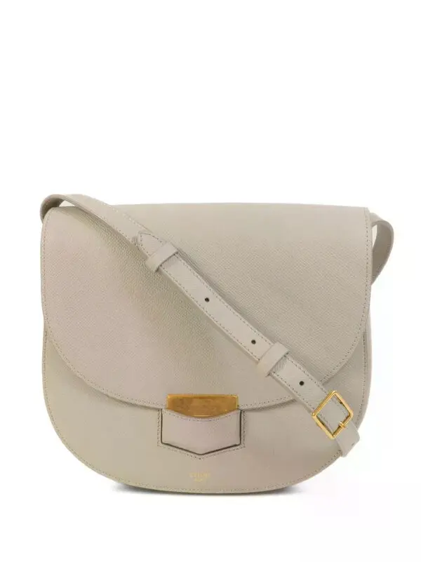 Celine Trotteur Shoulder Bag - Neutrals