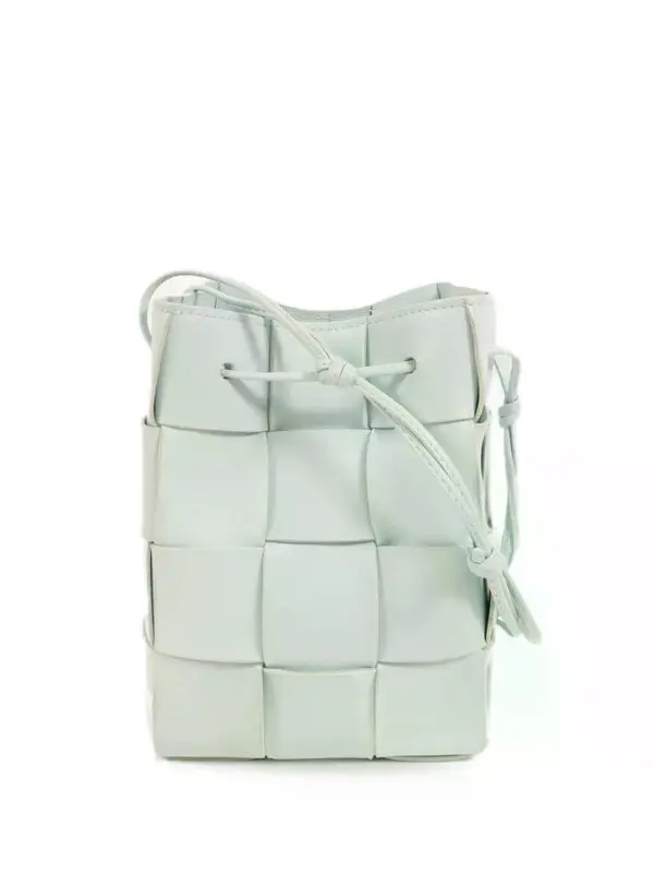 Bottega Veneta Small Cassette Bucket Bag - Blue