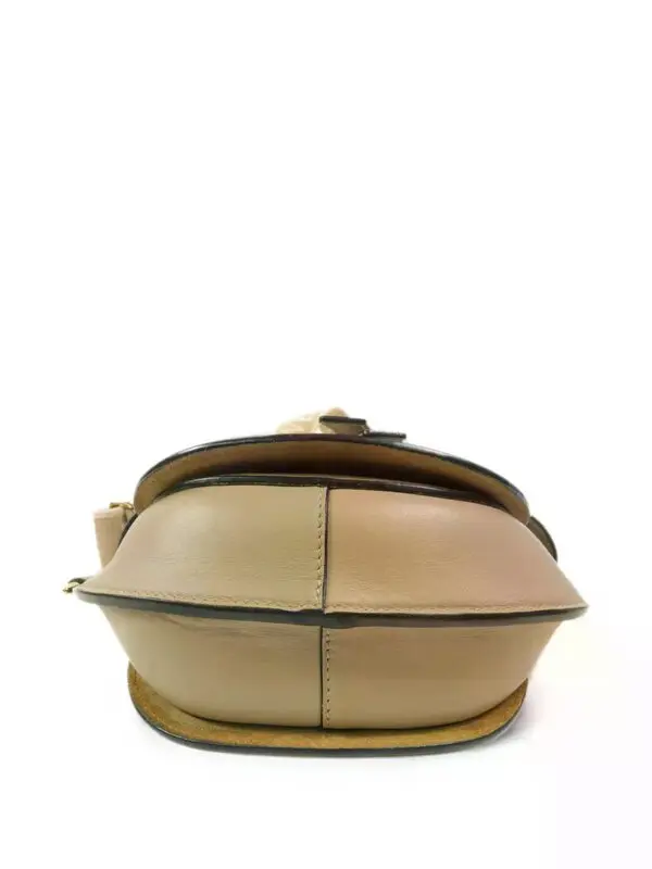 Loewe Mini Gate Knot-detail Shoulder Bag - Grey