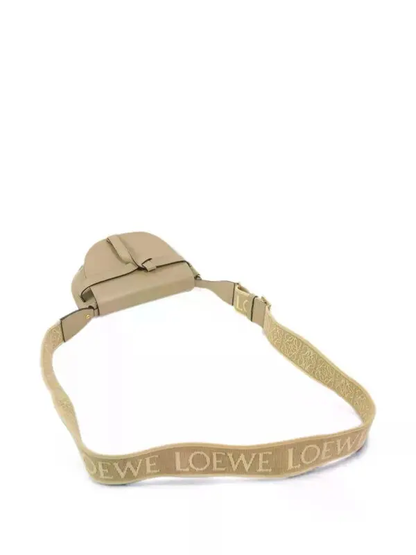 Loewe Mini Gate Knot-detail Shoulder Bag - Grey