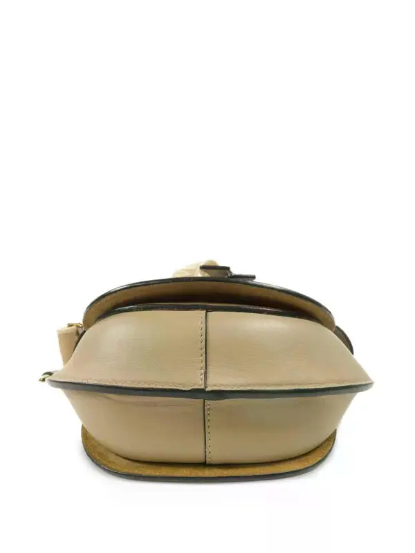 Loewe Mini Gate Knot-detail Shoulder Bag - Grey