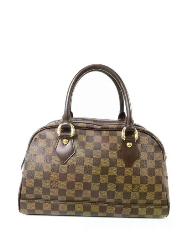 LOUIS VUITTON Duomo Damier Ebene Canvas Tote Bag