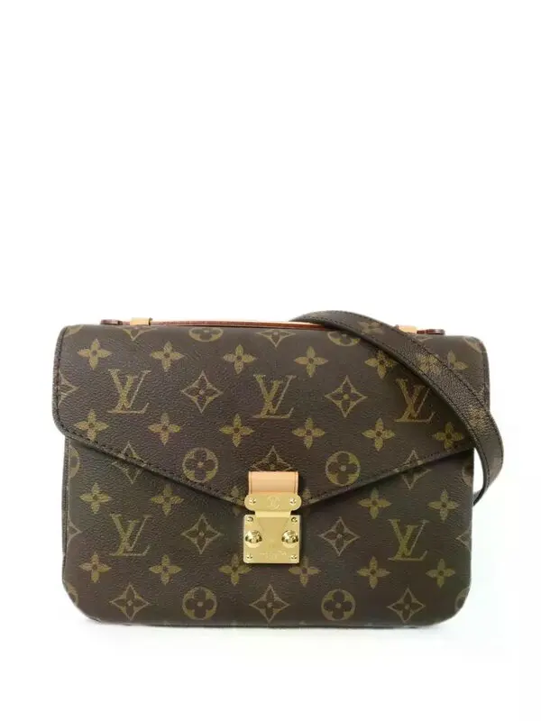LOUIS VUITTON Monogram Pochette Metis Crossbody Bag - Brown