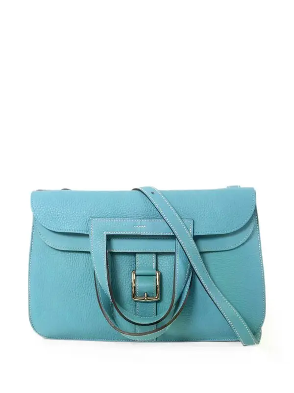 Hermès 2015 31 Halzan Shoulder Bag - Blue