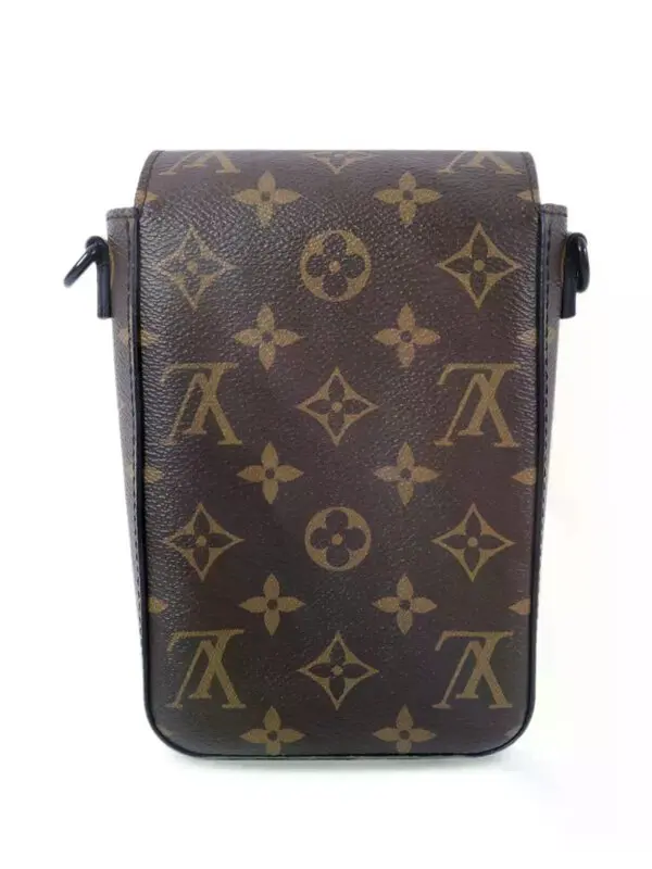 LOUIS VUITTON S-lock Monogram Macassar Messenger Bag