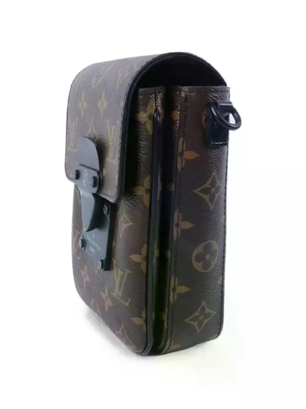 LOUIS VUITTON S-lock Monogram Macassar Messenger Bag