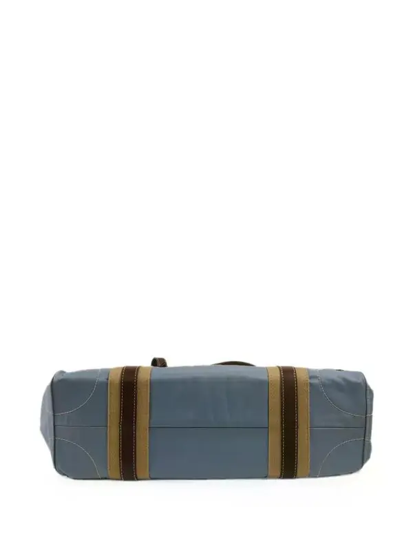 Burberry Embroidered Tote Bag - Blue