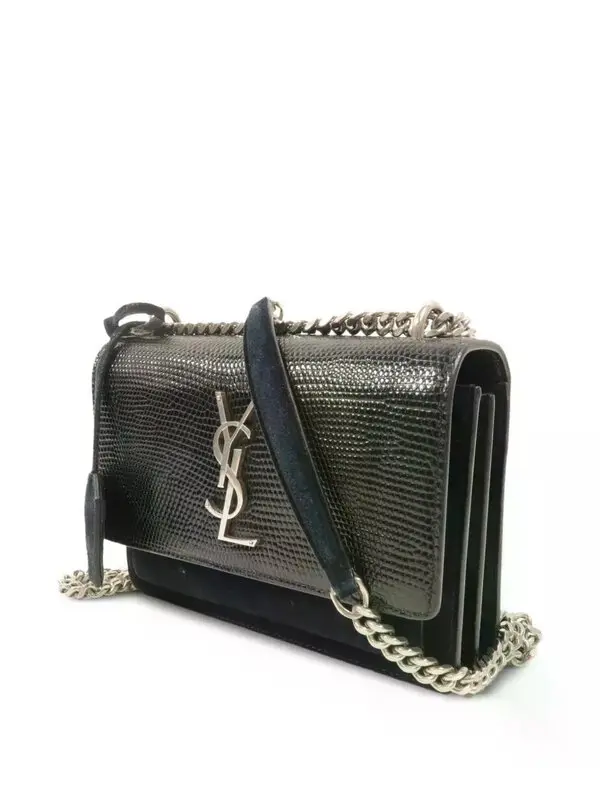 Saint Laurent Sunset Chain Shoulder Bag - Black