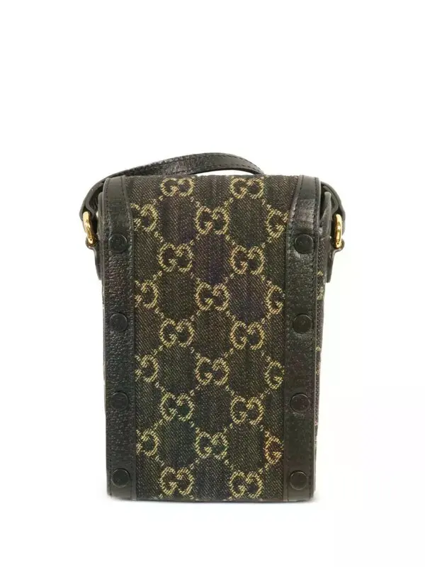 Gucci Mini Horsebit 1955 Gg Shoulder Bag