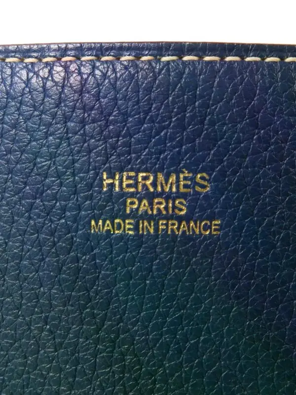 Hermès Double Sens 28 Leather Tote Bag - Blue