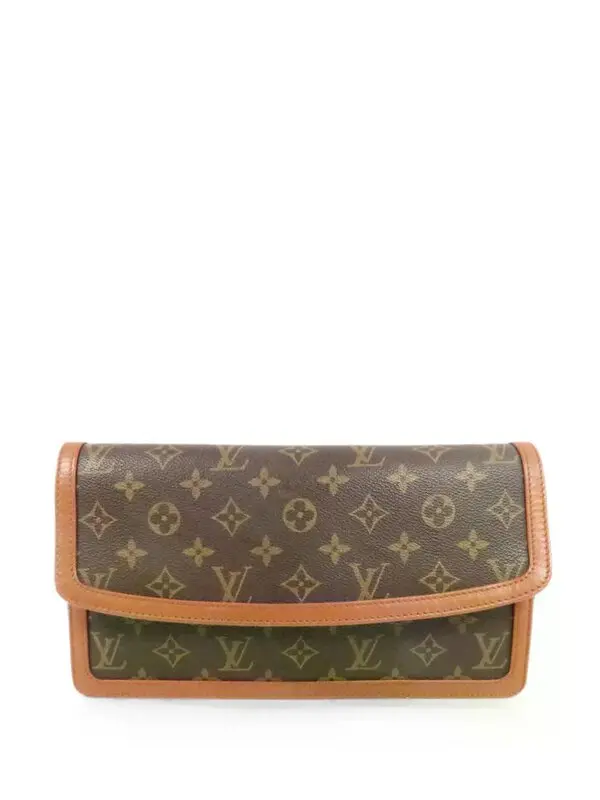LOUIS VUITTON Monogram Canvas Clutch Bag