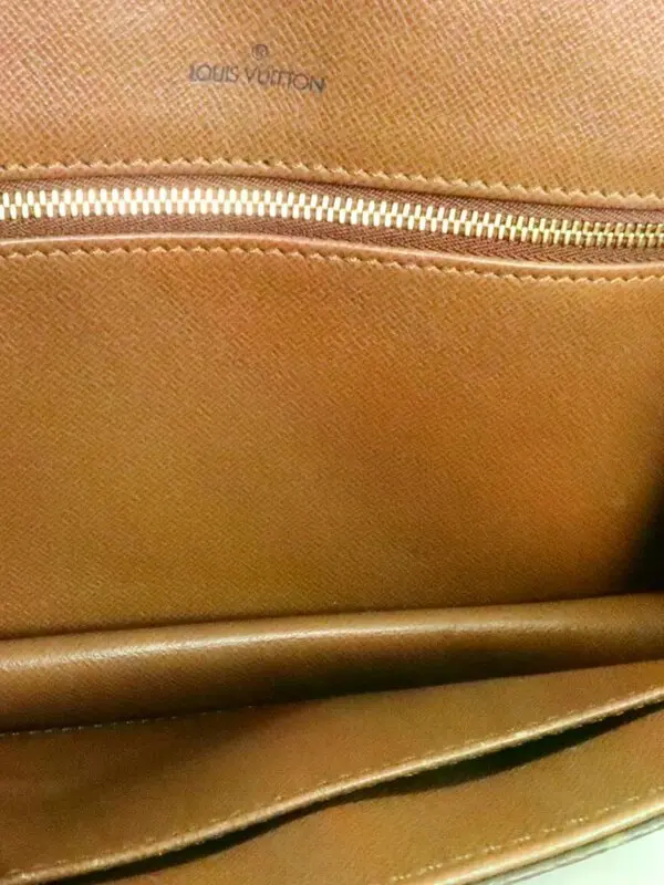 LOUIS VUITTON Monogram Canvas Clutch Bag