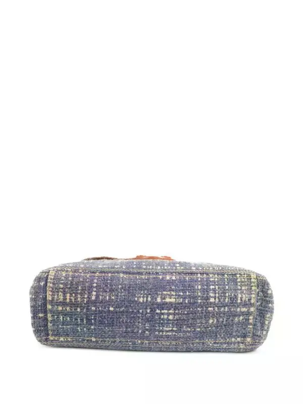 Prada Tweed Chain Shoulder Bag