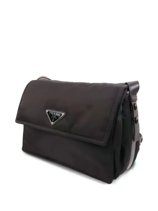 Prada Medium Padded Shoulder Bag - Black